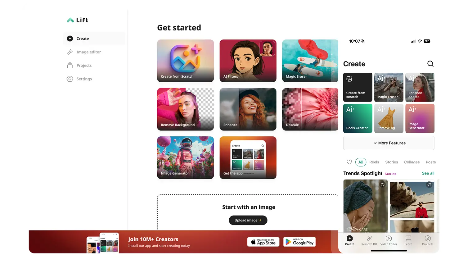 Free AI Background Remover | Remove BG Online | Lift [STAGE]